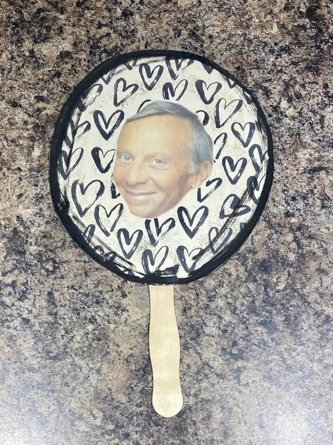 Stanley Roper Hearts Hand-held Fan, for Roper Romps Double-sided - Etsy