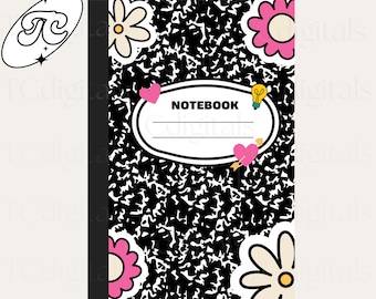 Composition Notebook PNG , Composition Book Cover File for Sublimation ...