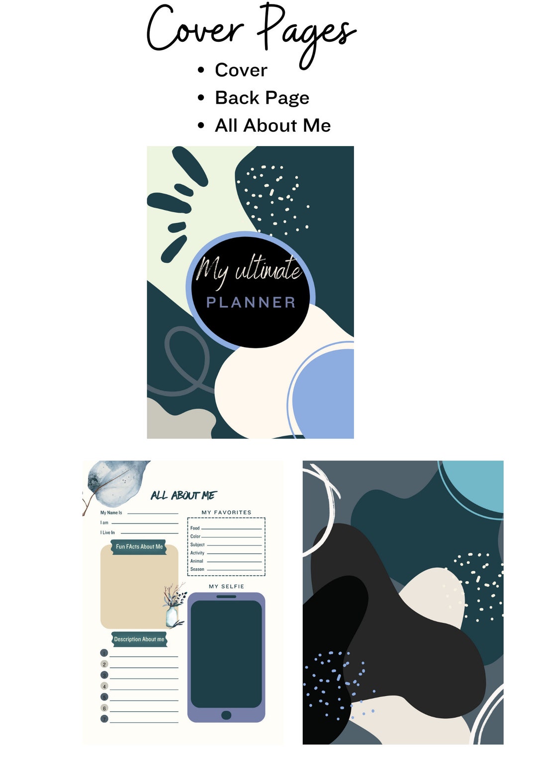 My Ultimate Planner, Printable Planner, Personal Planner Bundle, Daily ...