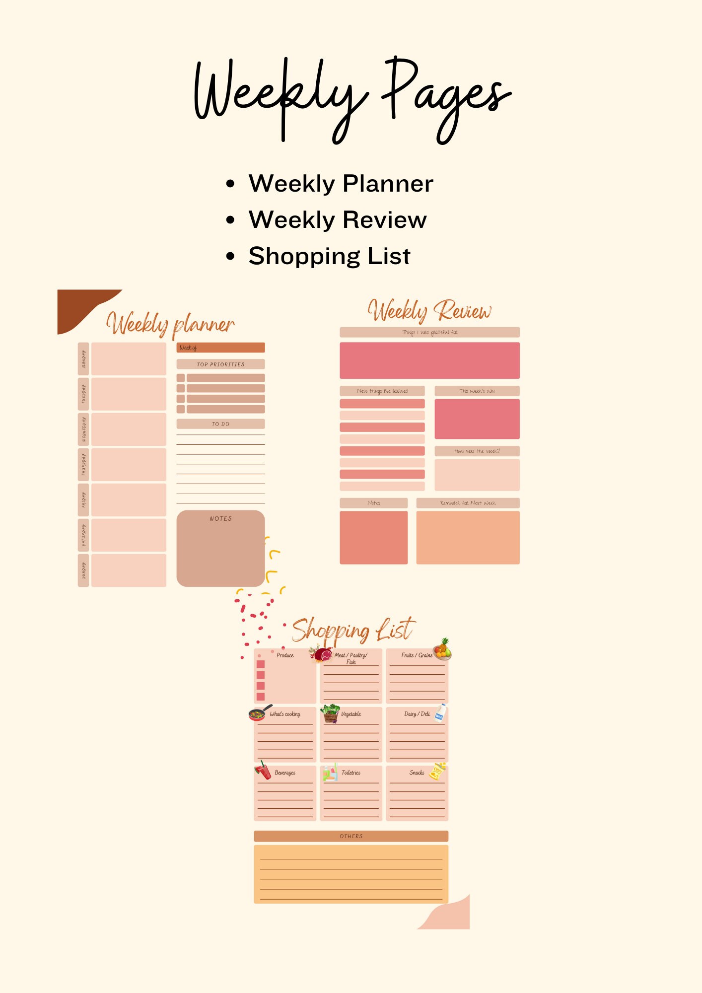 My Ultimate Planner, Printable Planner, Personal Planner Bundle, Daily ...