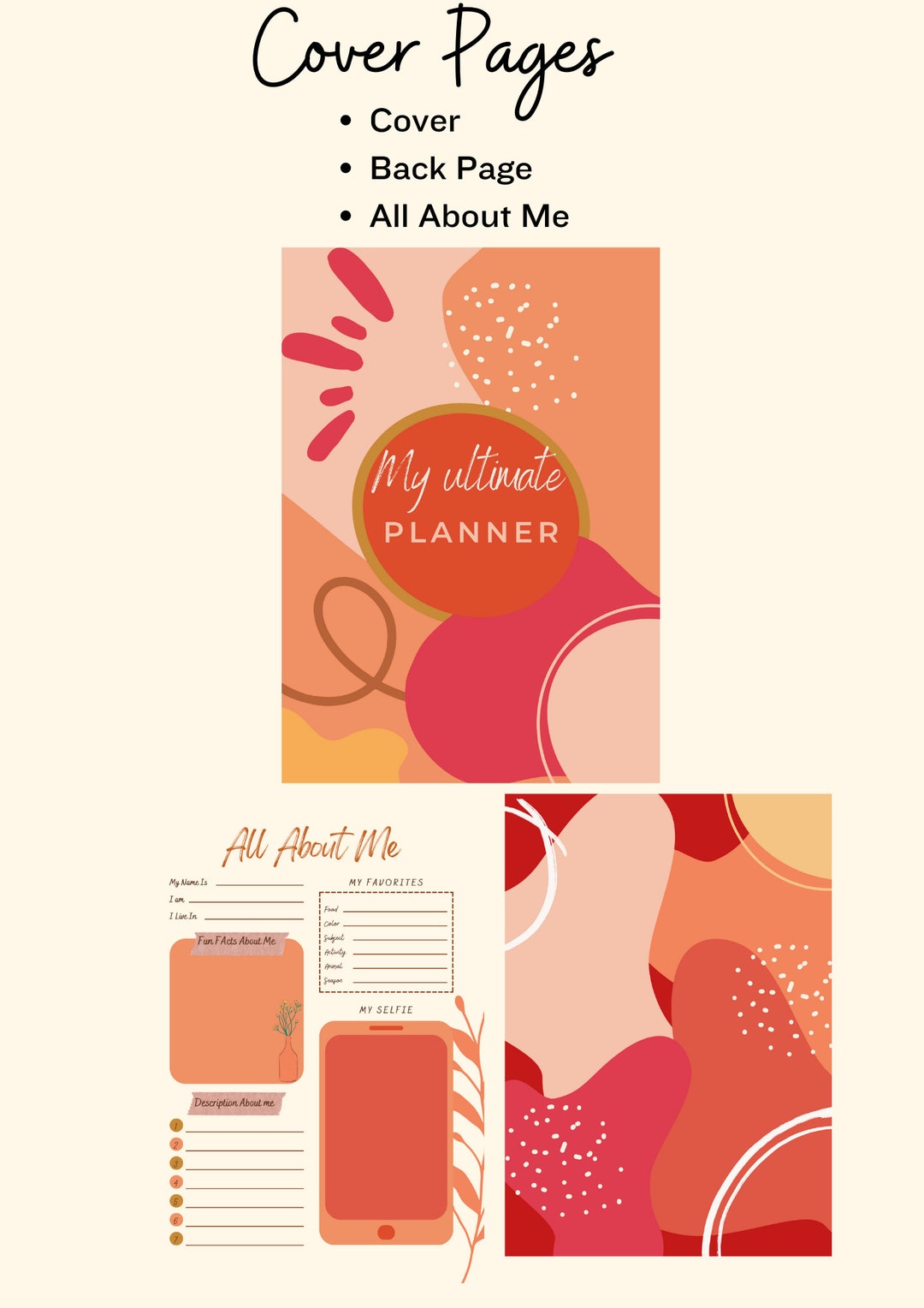 My Ultimate Planner, Printable Planner, Personal Planner Bundle, Daily ...