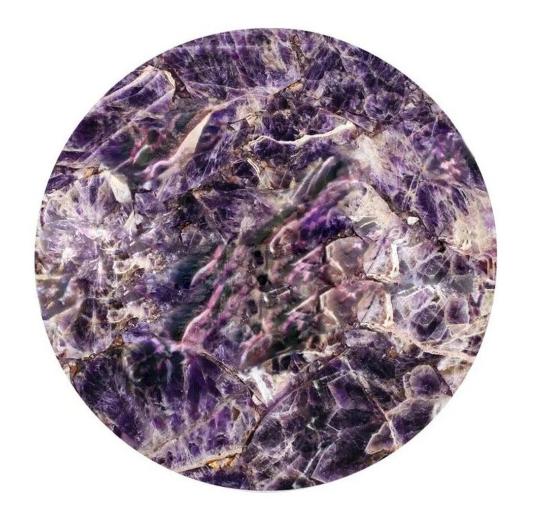 Table Top Kitchen Counter-top Wine Amethyst, Semi Precious Stone Slab ...