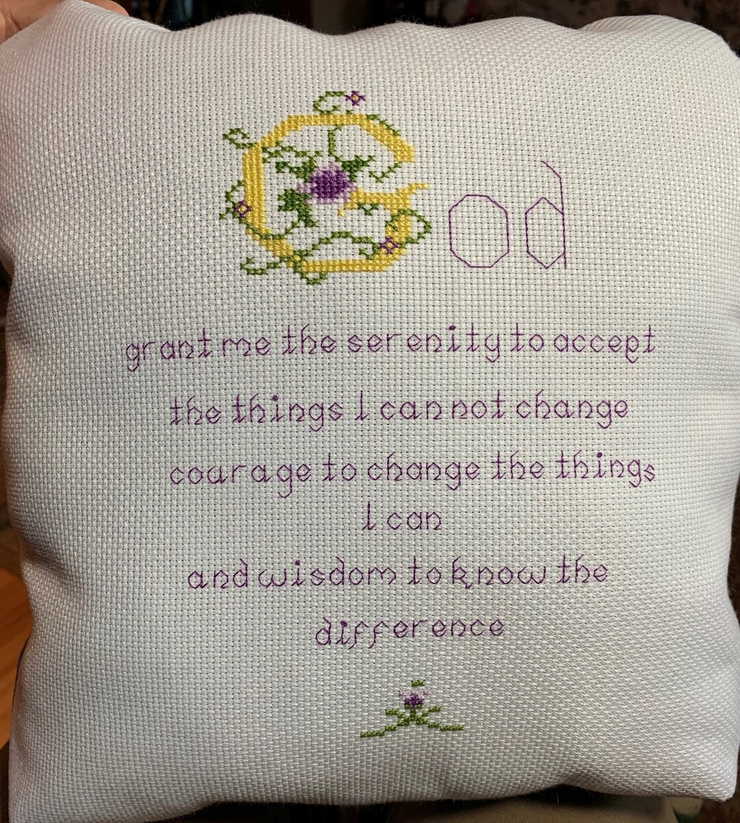 Serenity Prayer Cross Stitch Pattern - Etsy