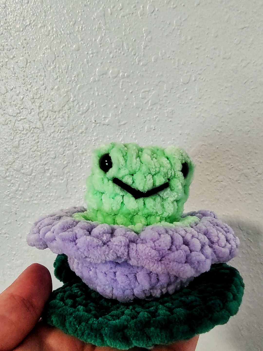 Lily Pad Frog Popper Fidget Toy, Hand Crocheted - Etsy