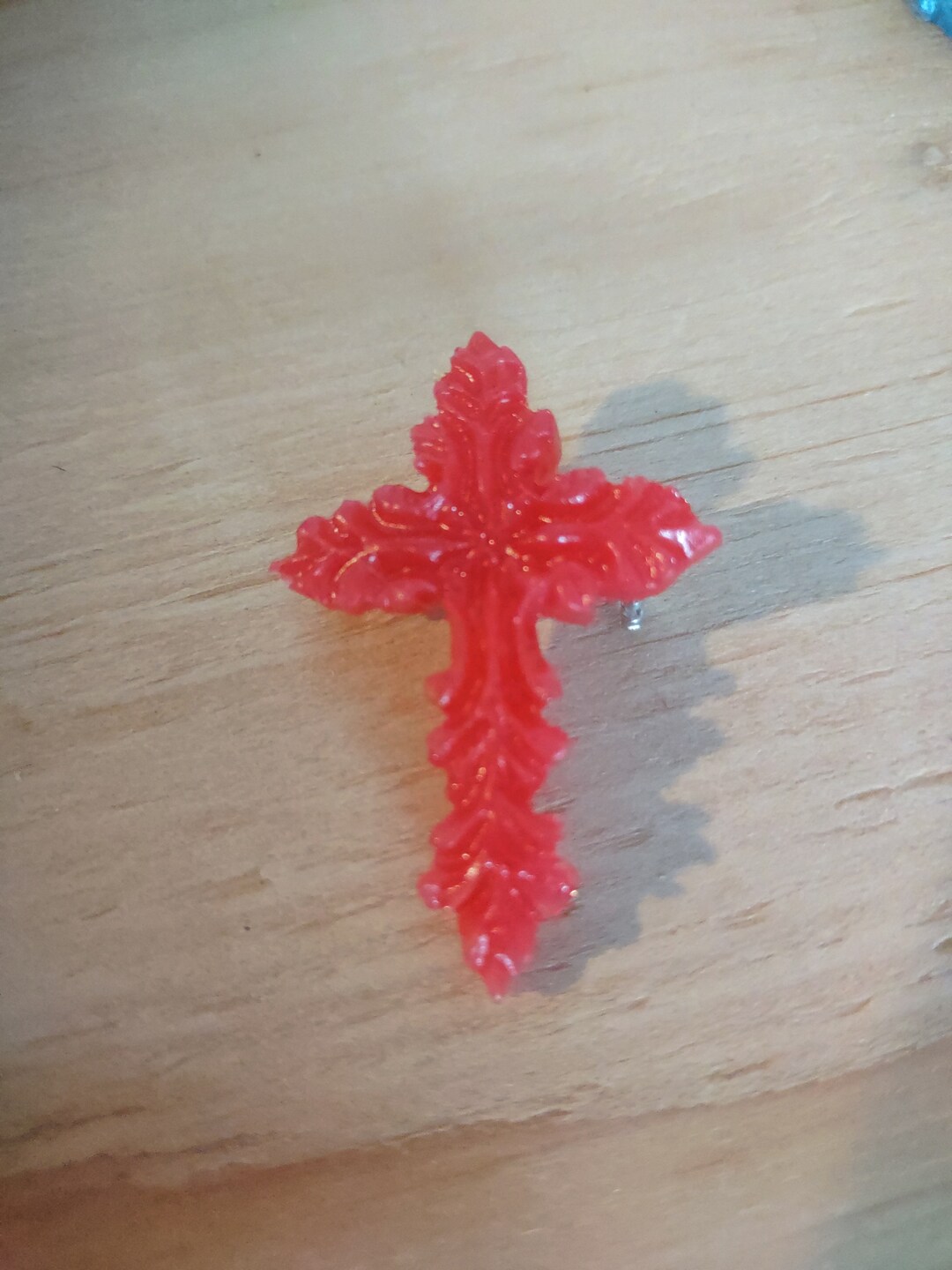 Red Cross Pin - Etsy