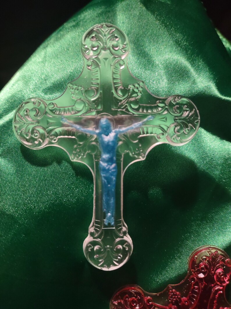 Cross With Little Jesus Pin - Etsy