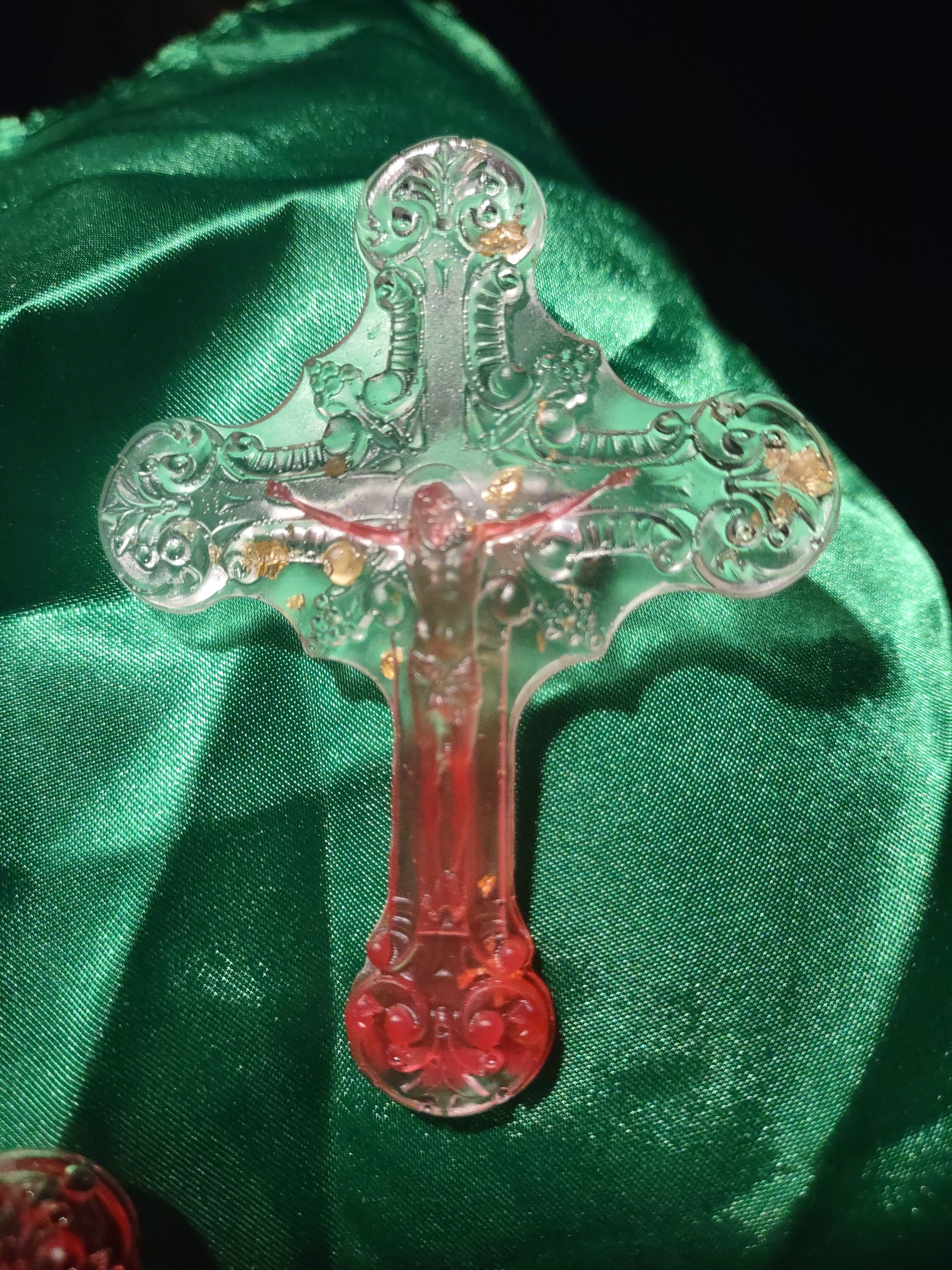 Cross With Little Jesus Pin - Etsy