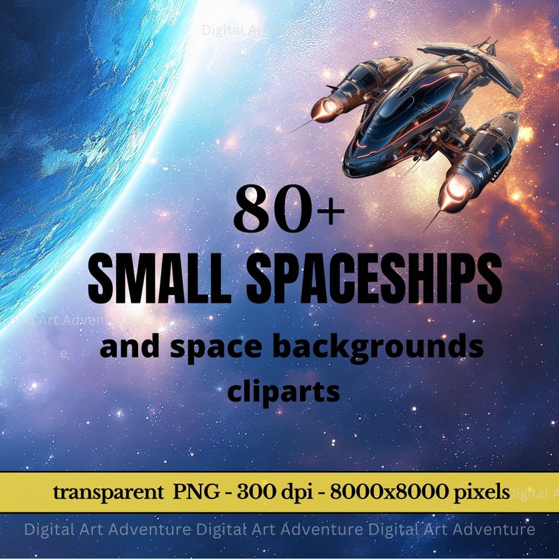 Premium Small Spaceships Clipart - XXII Century Spaceships Download ...