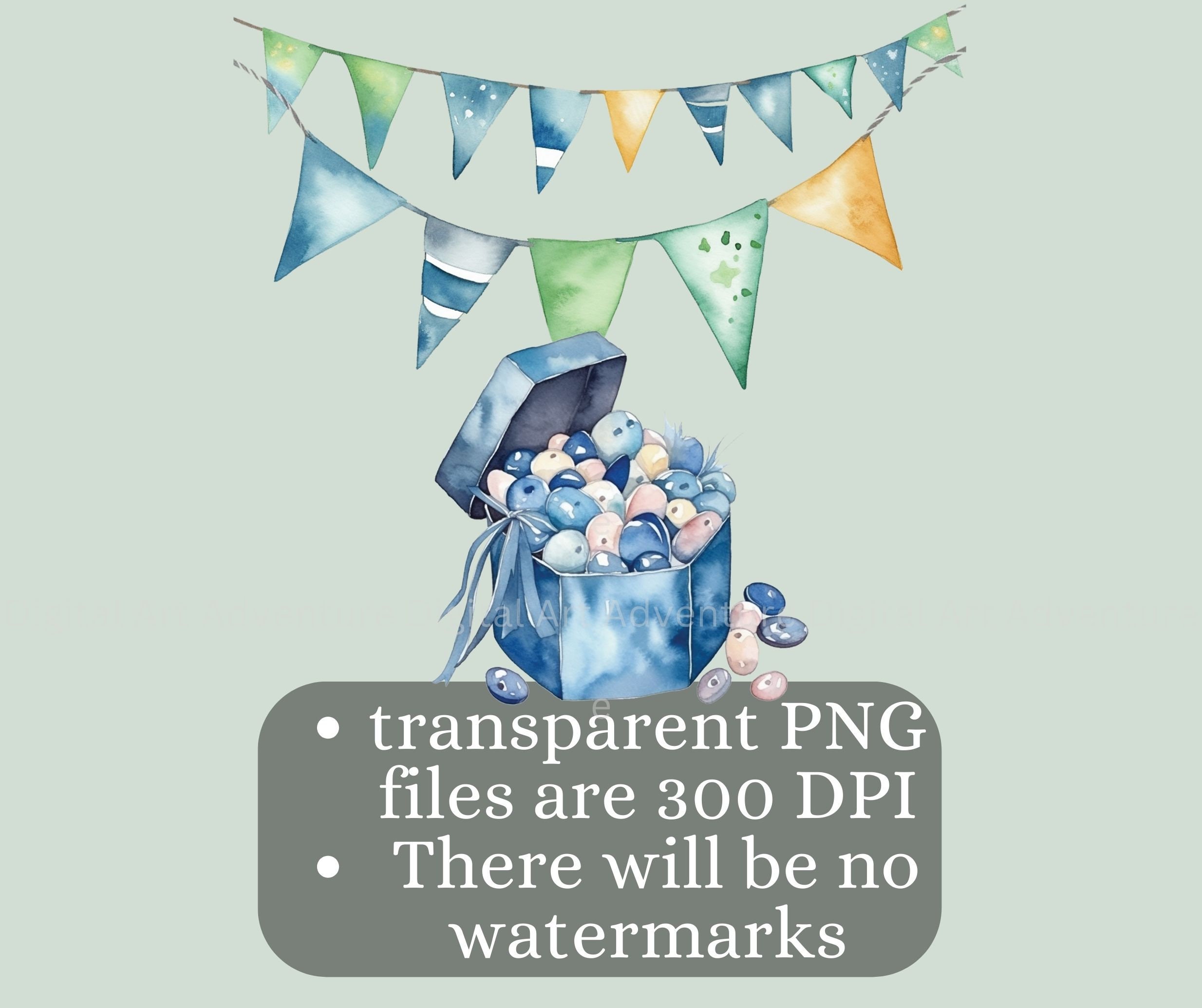 Dinosaur Birthday Clipart, Watercolor Celebrate Clipart, Kids Baby ...