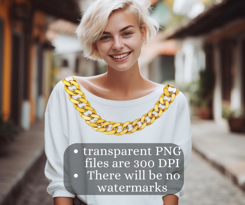 Gold Chains Clipart, 20 PNG, and 20 SVG Files - Etsy