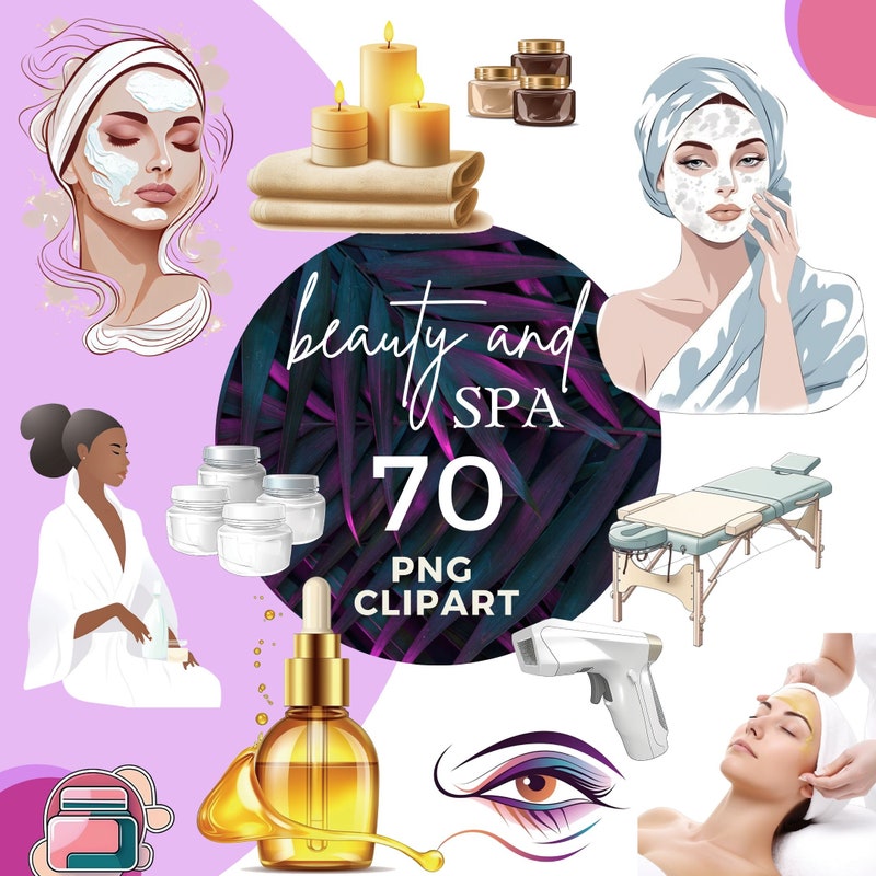 Spa Clip Art - Etsy