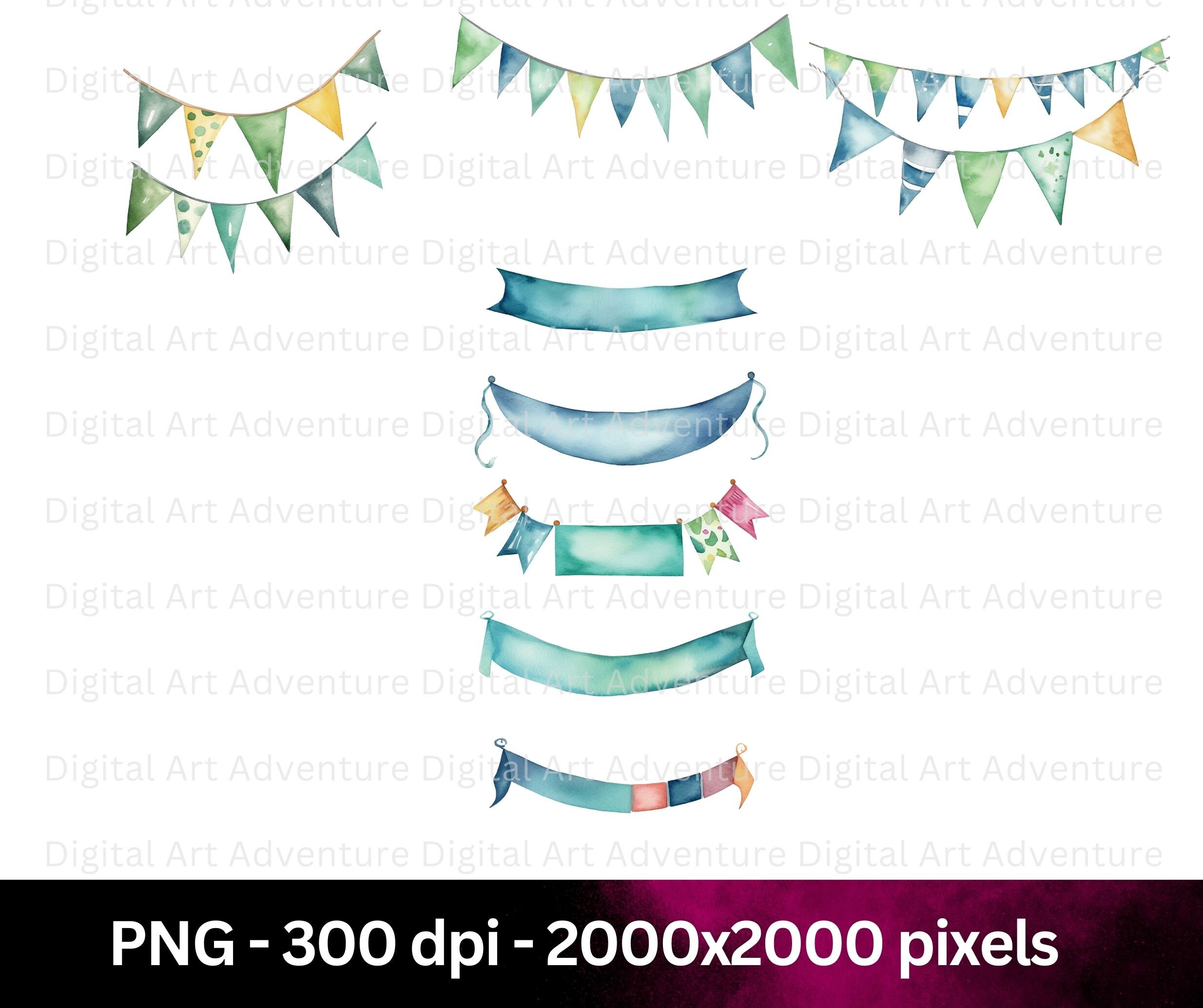 Dinosaur Birthday Clipart, Watercolor Celebrate Clipart, Kids Baby ...