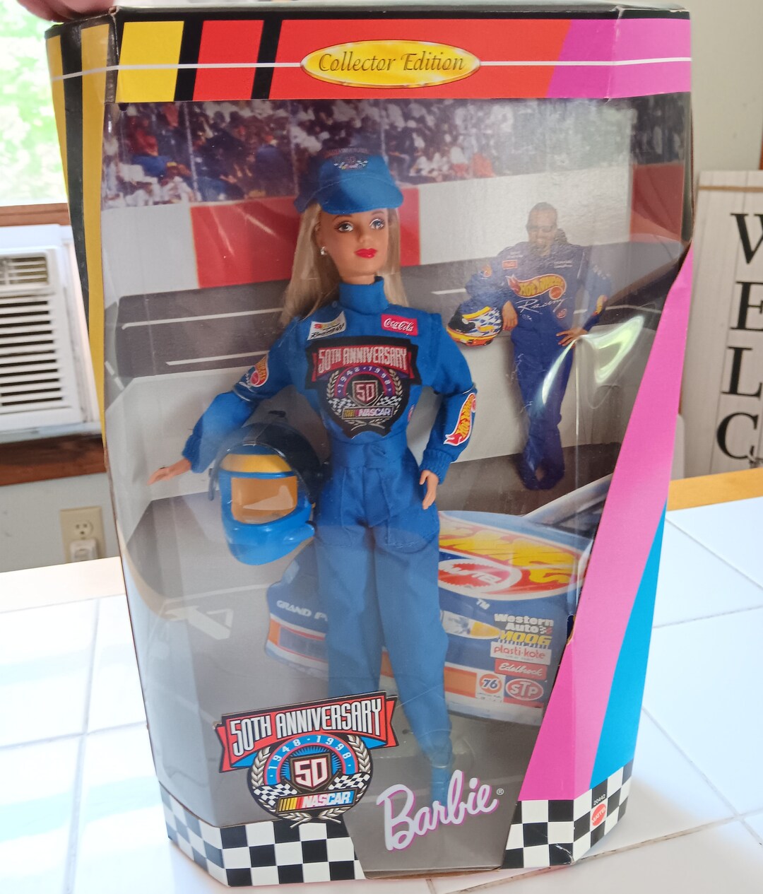 Nascar Barbie Vintage Mattel Racing Doll 50th Anniversary Toy ...