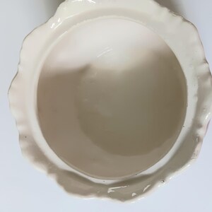 Vintage Ceramic Alberta's Molds Rose Floral Canister Jar Candy Dish ...