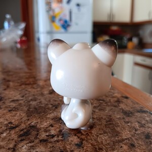 LPS First Generation Cat Rare Authentic Black & White Blue Eyes Tongue ...