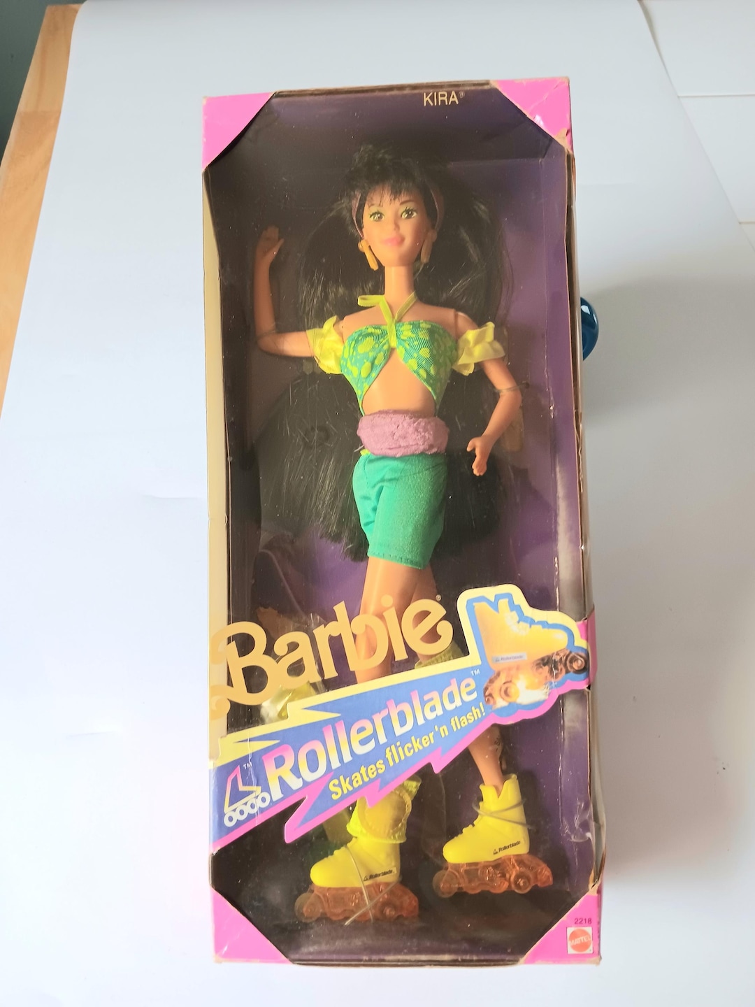 Vintage Rollerblade Kira Barbie Doll 1991 Skates Flicker 'n Flash 2218 ...