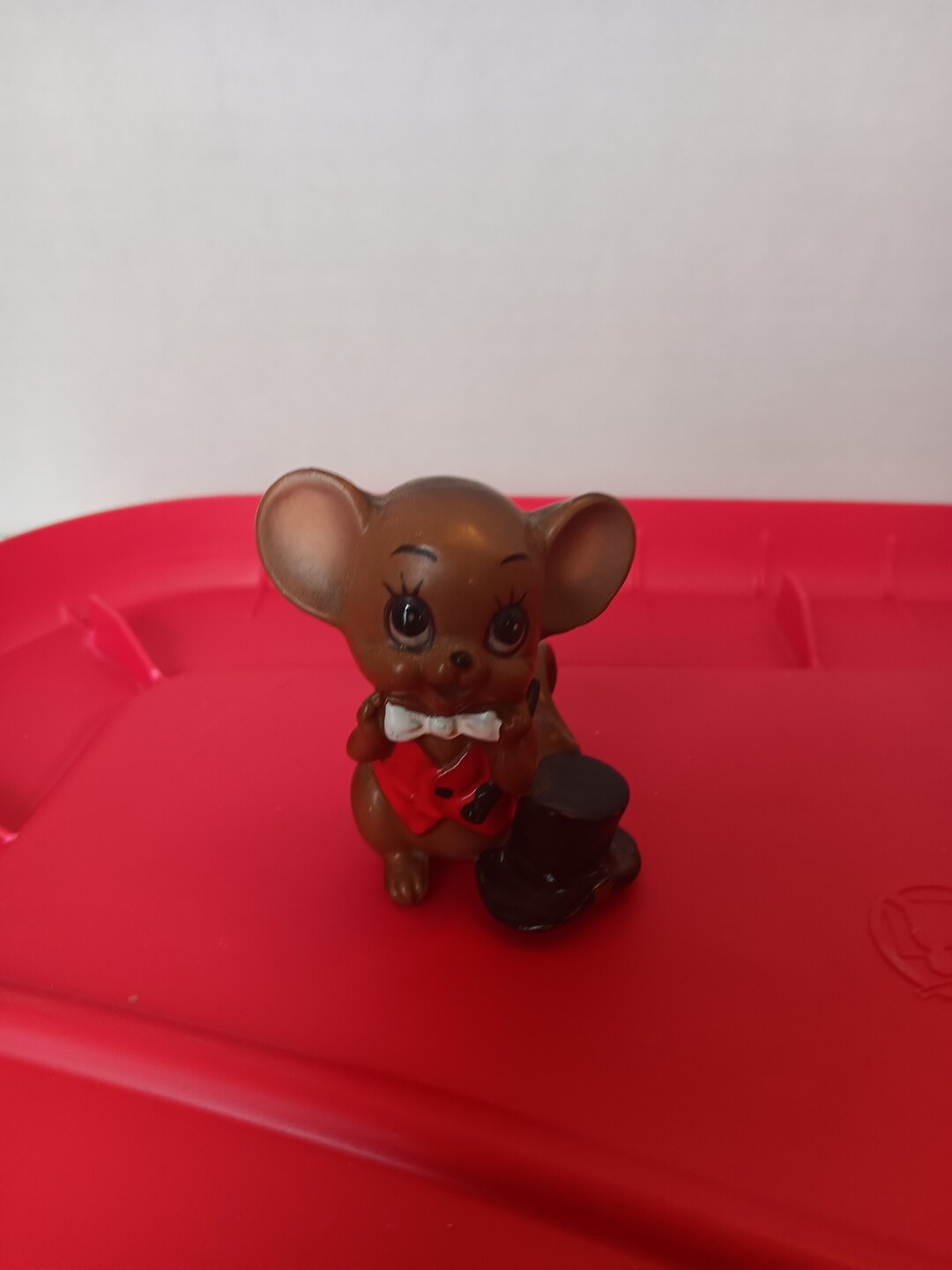 JOSEF ORIGINALS Vintage Magician Mouse With Top Hat. Ceramic Animal ...