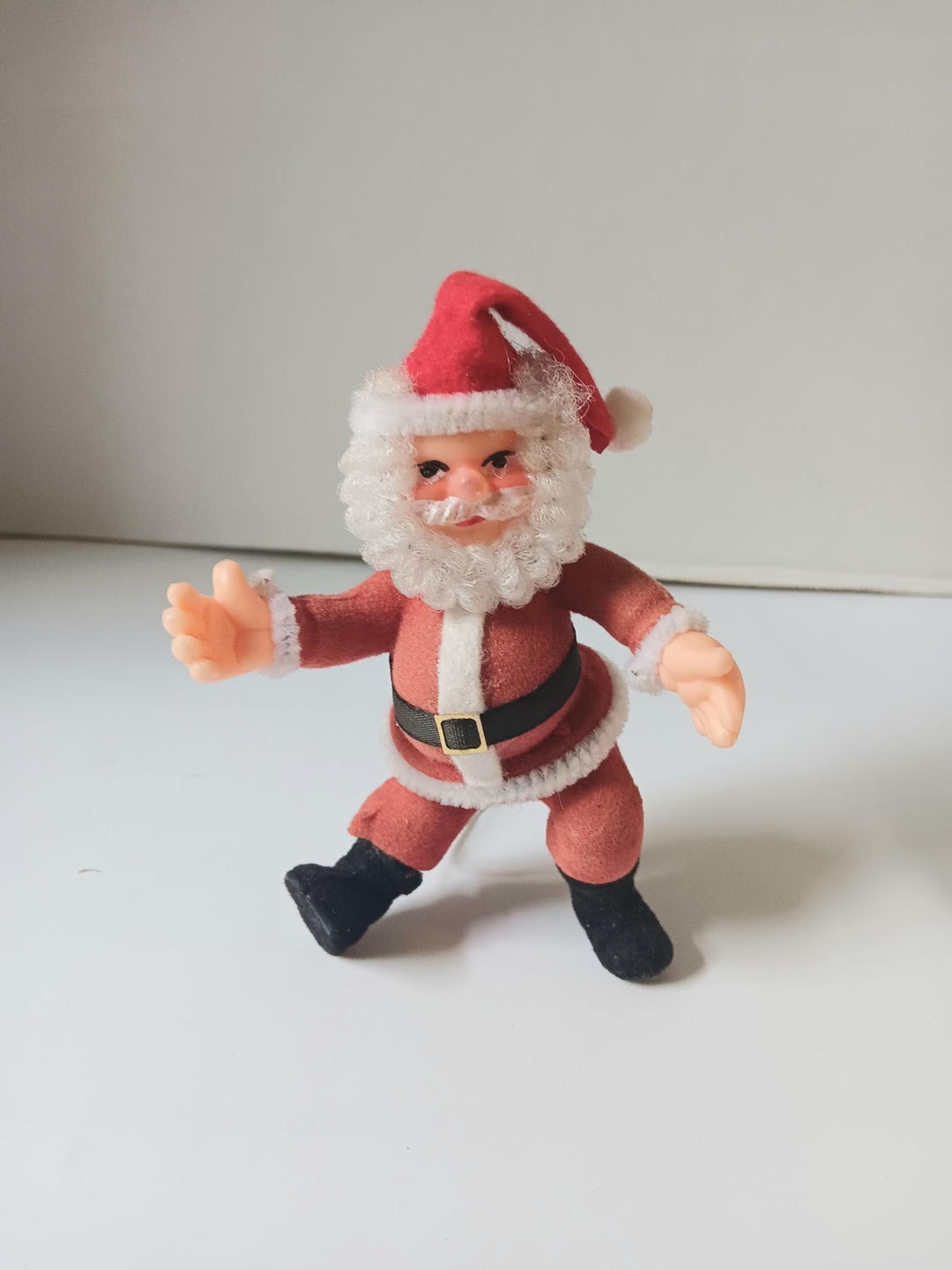 Vintage 60s Santa Claus Figurine 5" Christmas Decor Figure - Etsy
