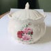 Vintage Ceramic Alberta's Molds Rose Floral Canister Jar Candy Dish ...
