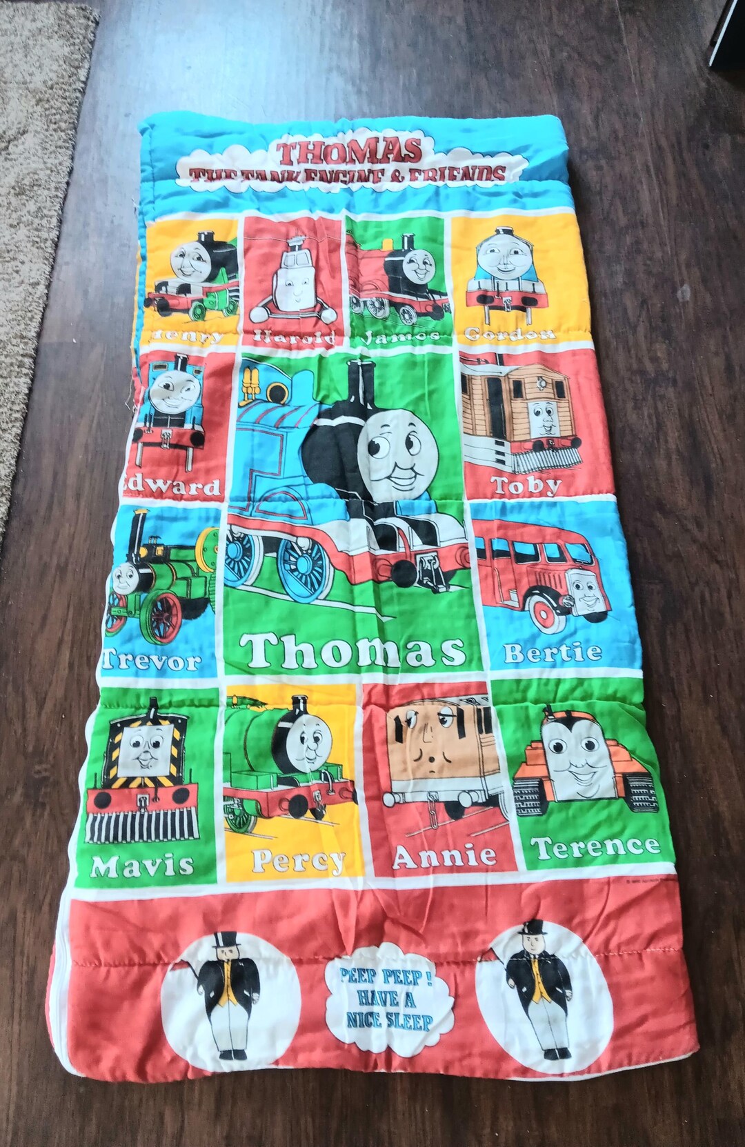 Vintage 90s Thomas the Tank Engine Train Sleeping Bag Bedding. by Britt ...