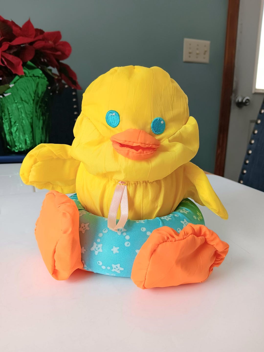 Fisher Price 1988 Floating Puffalumps Tub Duck Bath Time Floating Toy ...