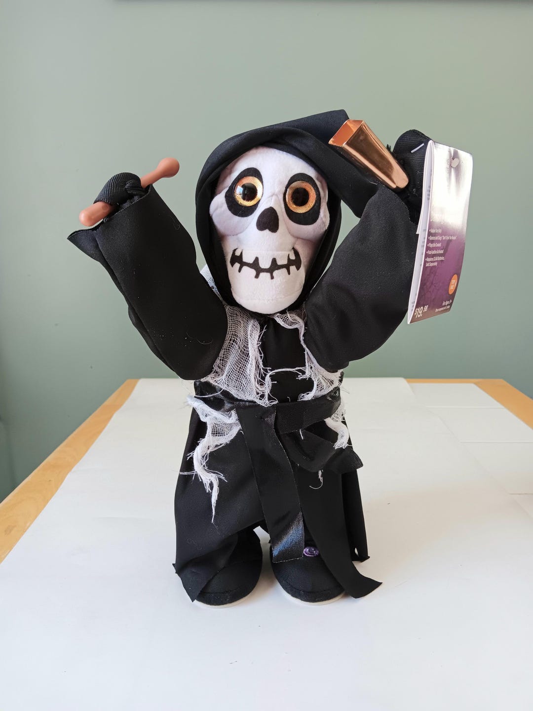 Halloween New With Tags Gemmy Animated Grim Reaper Musical Holiday ...