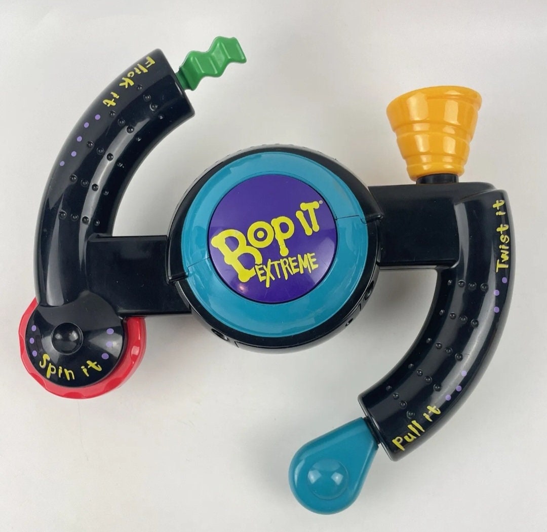 Original 1998 BOP IT Extreme VTG Hasbro Electronic Handheld Game Works ...