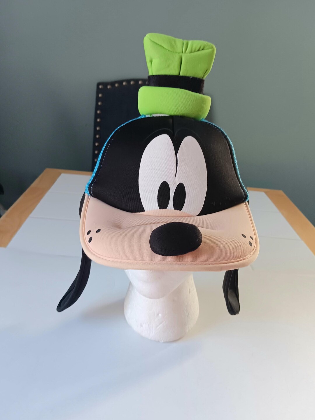 Disney Parks Goofy Mesh Floppy Ears Adult Trucker Snapback Baseball Hat ...