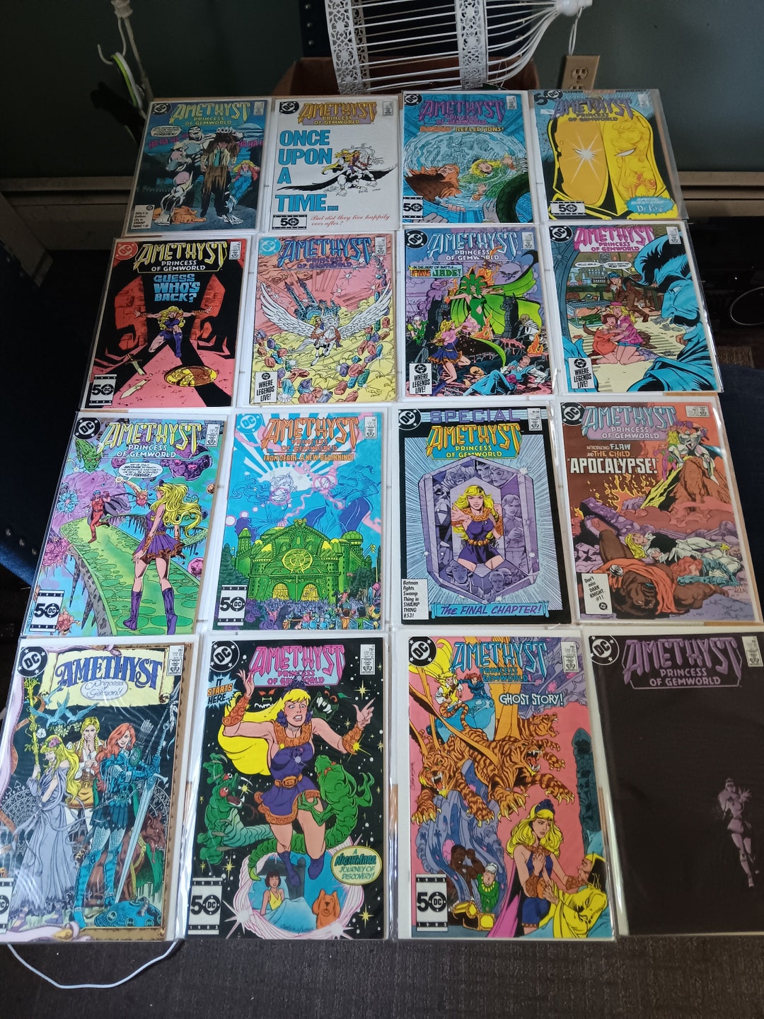 AMETHYST Princess of Gemworld DC Comics 1980s Comic Book Lot of 16 W ...