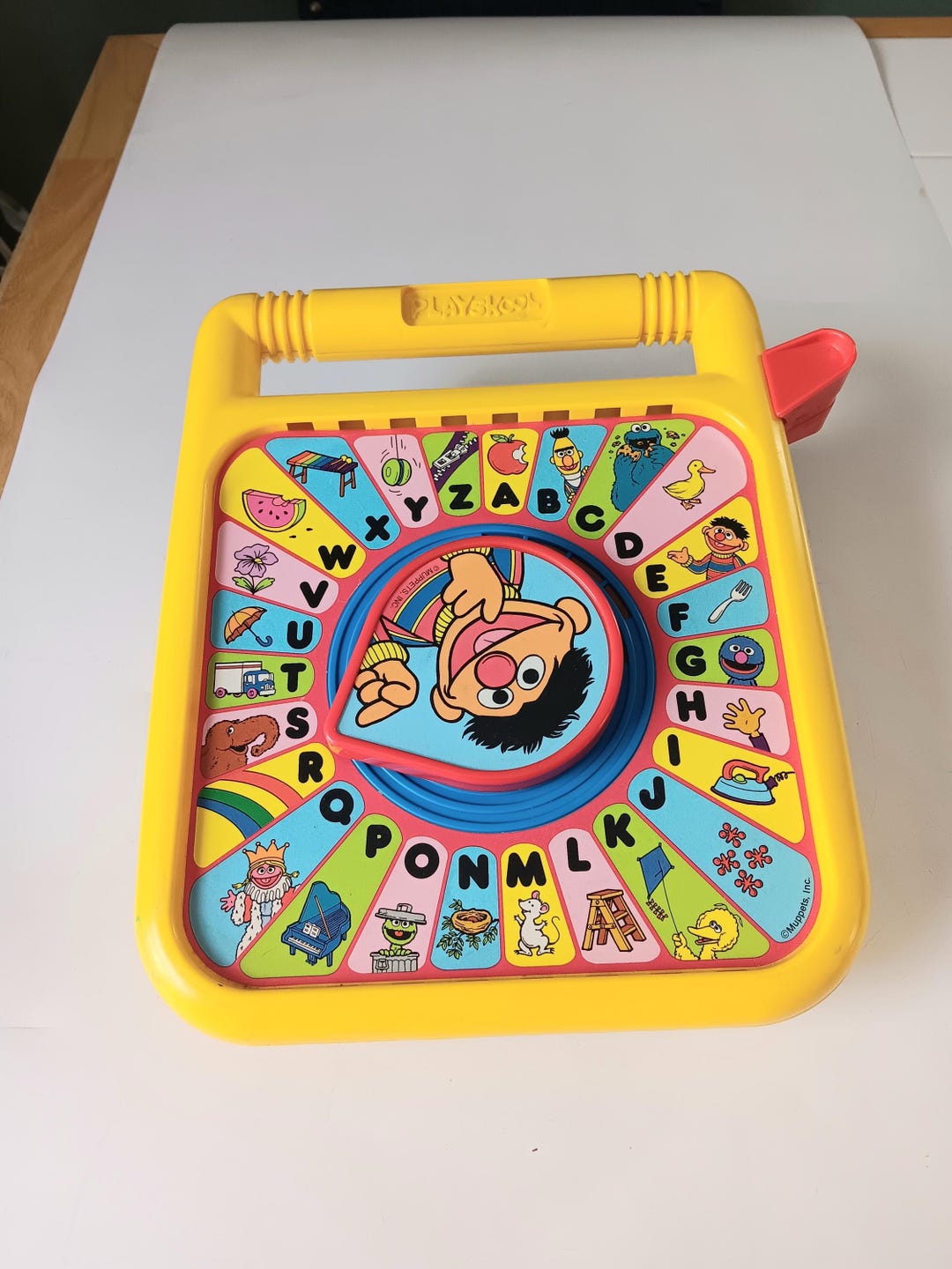 80s Vintage 1989 Playskool Sesame Street Alphabet See ’N’ Say Ernie ...