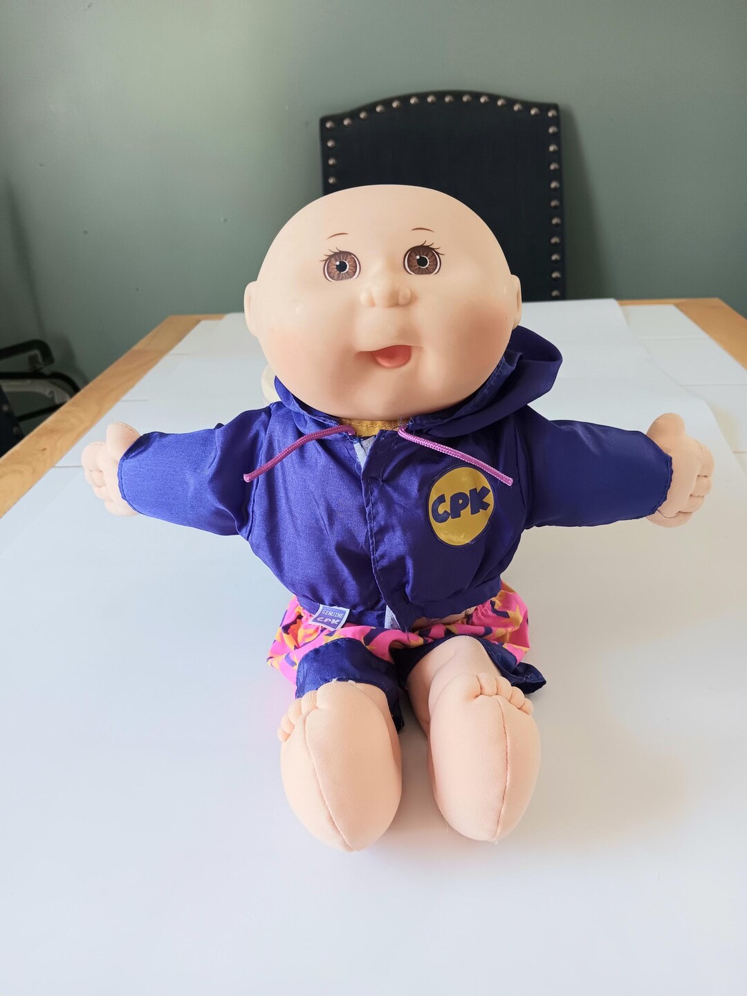 1995 Cabbage Patch Kids Original 90s Nylon 3pc Track Suit. CPK Toy Doll ...