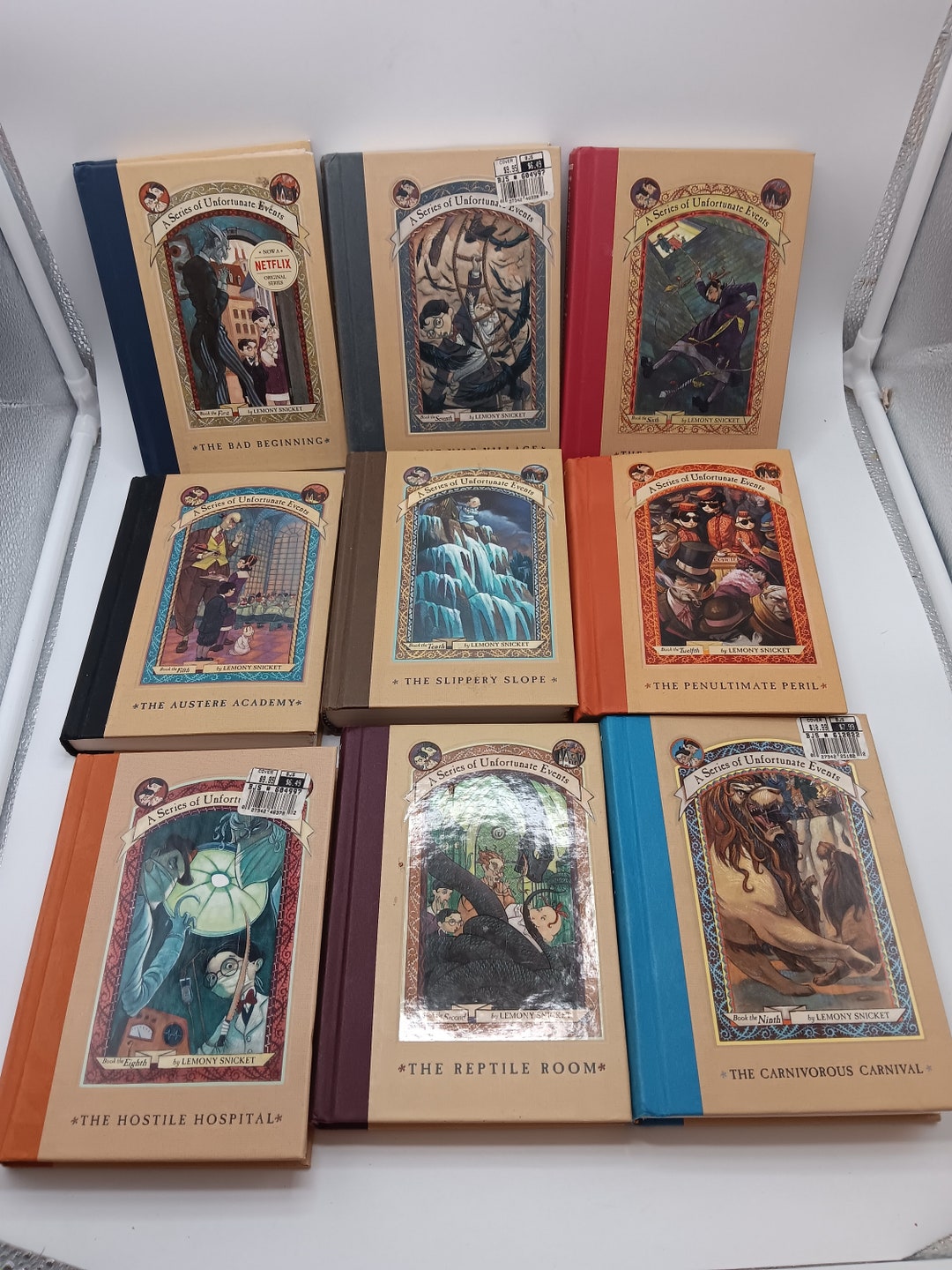 A Series of Unfortunate Events Vintage Book Lot Lemony Snicket. Chapter ...