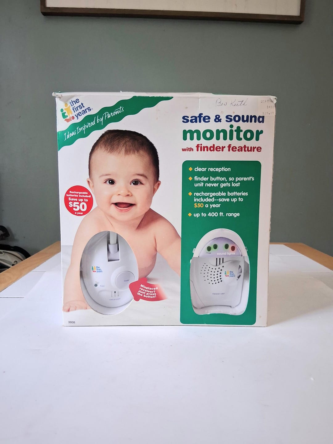 The First Years Safe & Sound Baby Monitors W/ Finder Portable ...