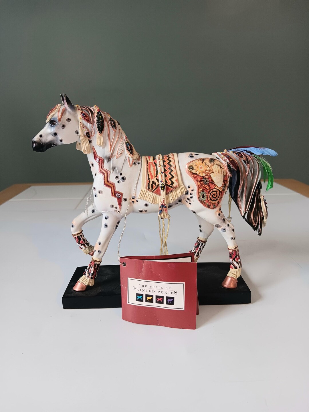 Vintage the Trail of the Painted Ponies Copper Enchantment Hand Painted ...