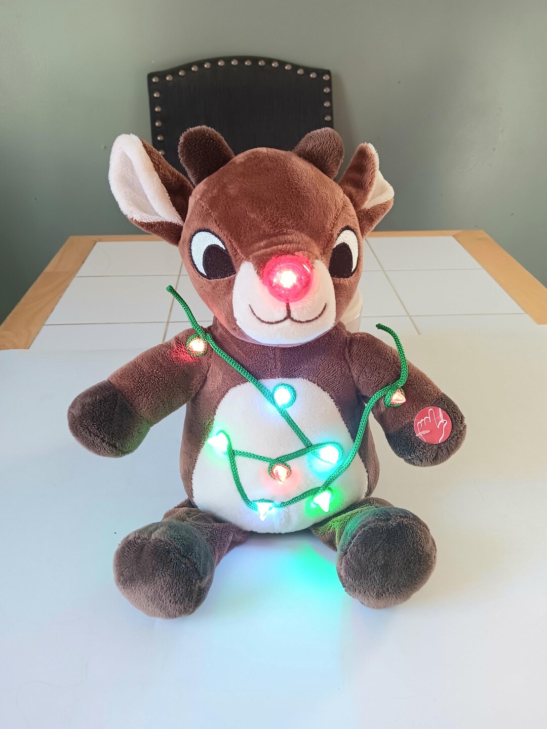 13 Dandee Rudolph the Red Nosed Reindeer Plush Lights Sound Collectors ...