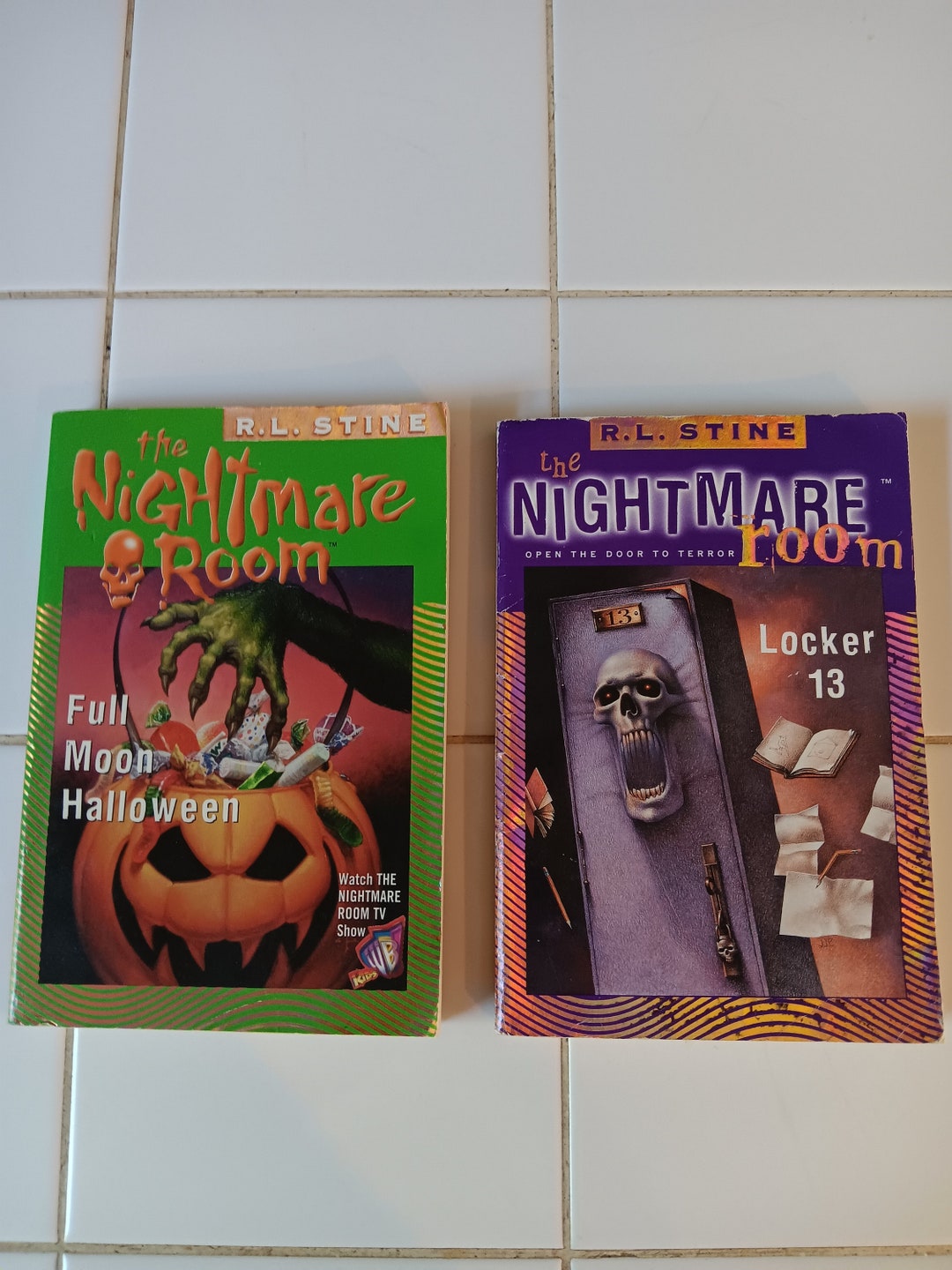 R.L Stine the Nightmare Room Full Moon Halloween Locker 13 First Ed ...