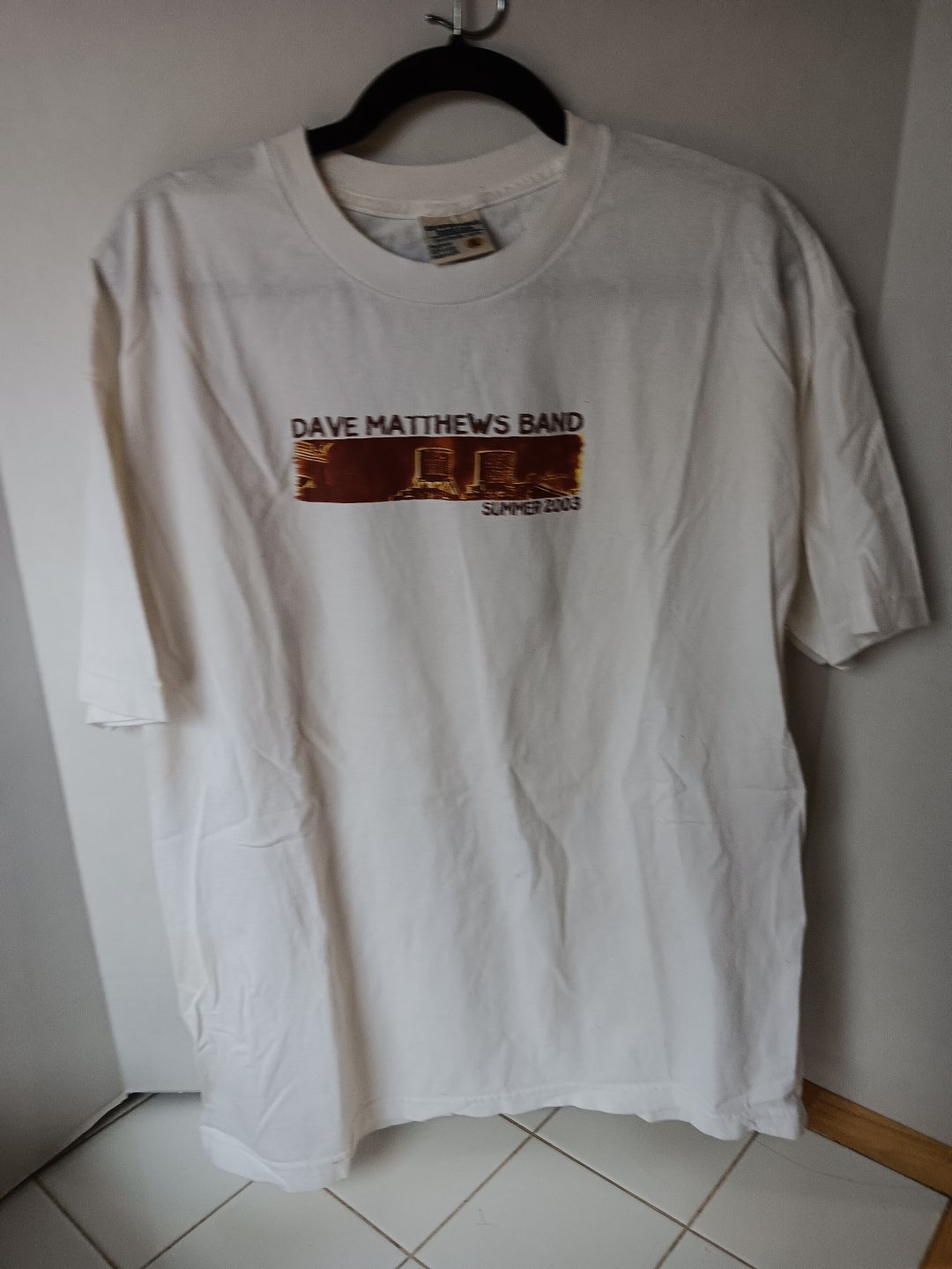 Vintage Official Dave Mathews Band Tour Tshirt. Size XL 03 Made in USA ...