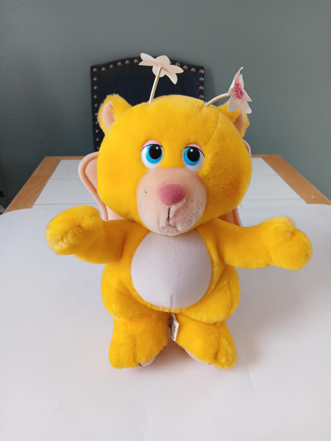 80s Wuzzles Yellow Butter Bear Disney Hasbro Plush 1984 Vintage Stuffed ...