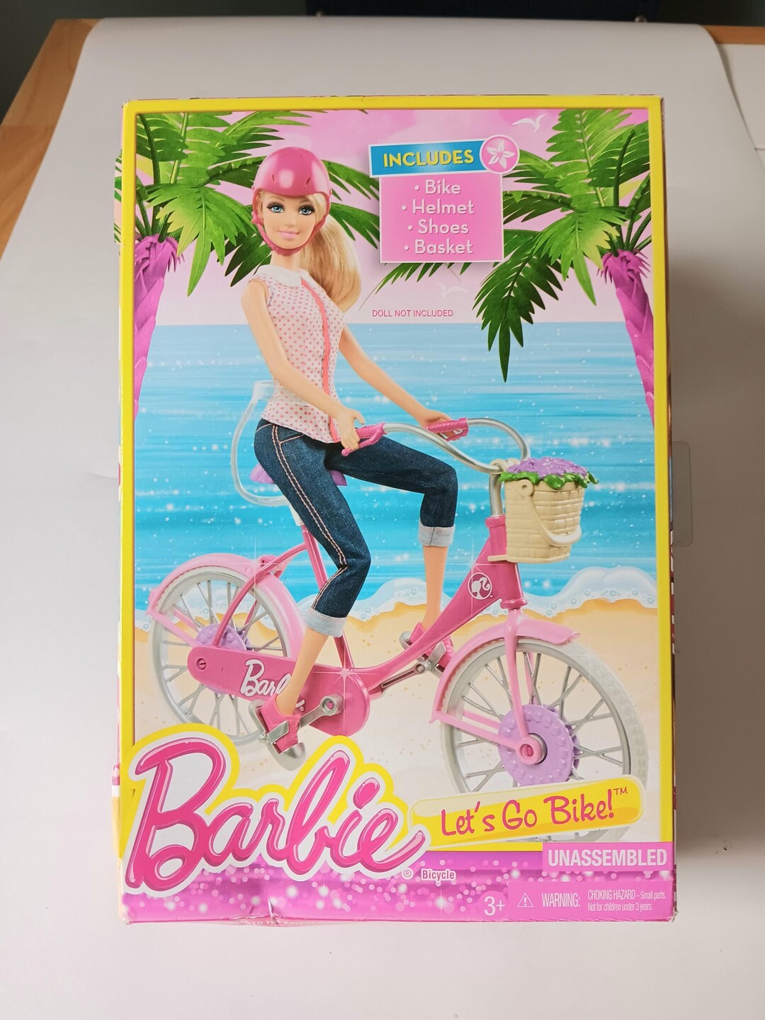 Mattel Barbie Doll lets Go Bike Toy Play Set New, Open Box Unused. - Etsy