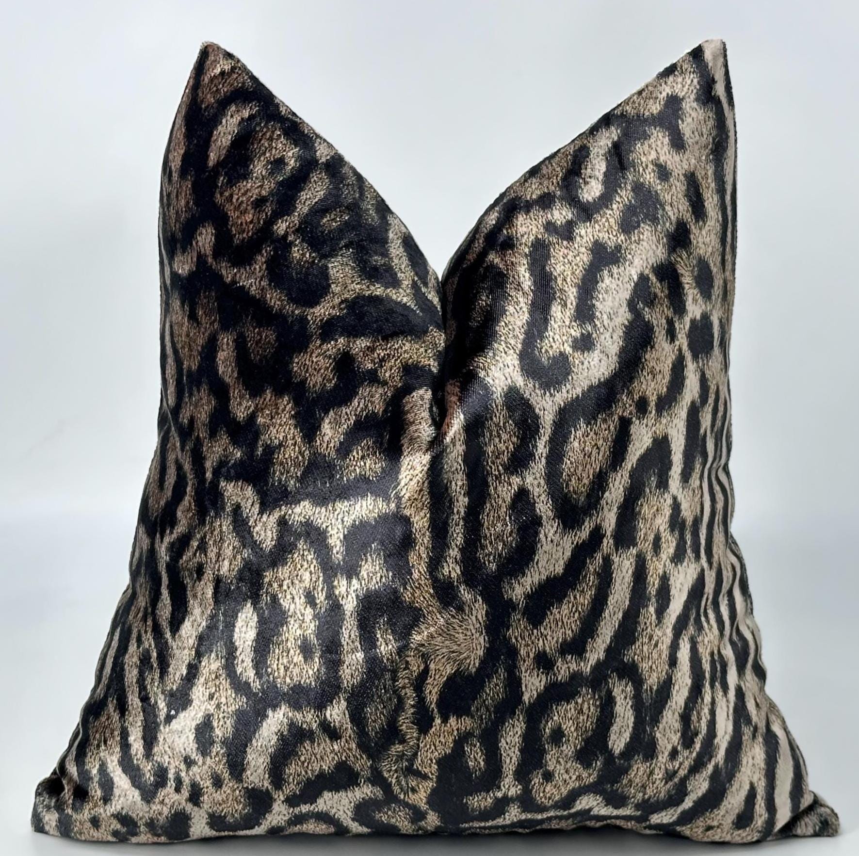 Leopard Velvet Pillow Cover,luxury Animal Cushion,decorative Throw ...