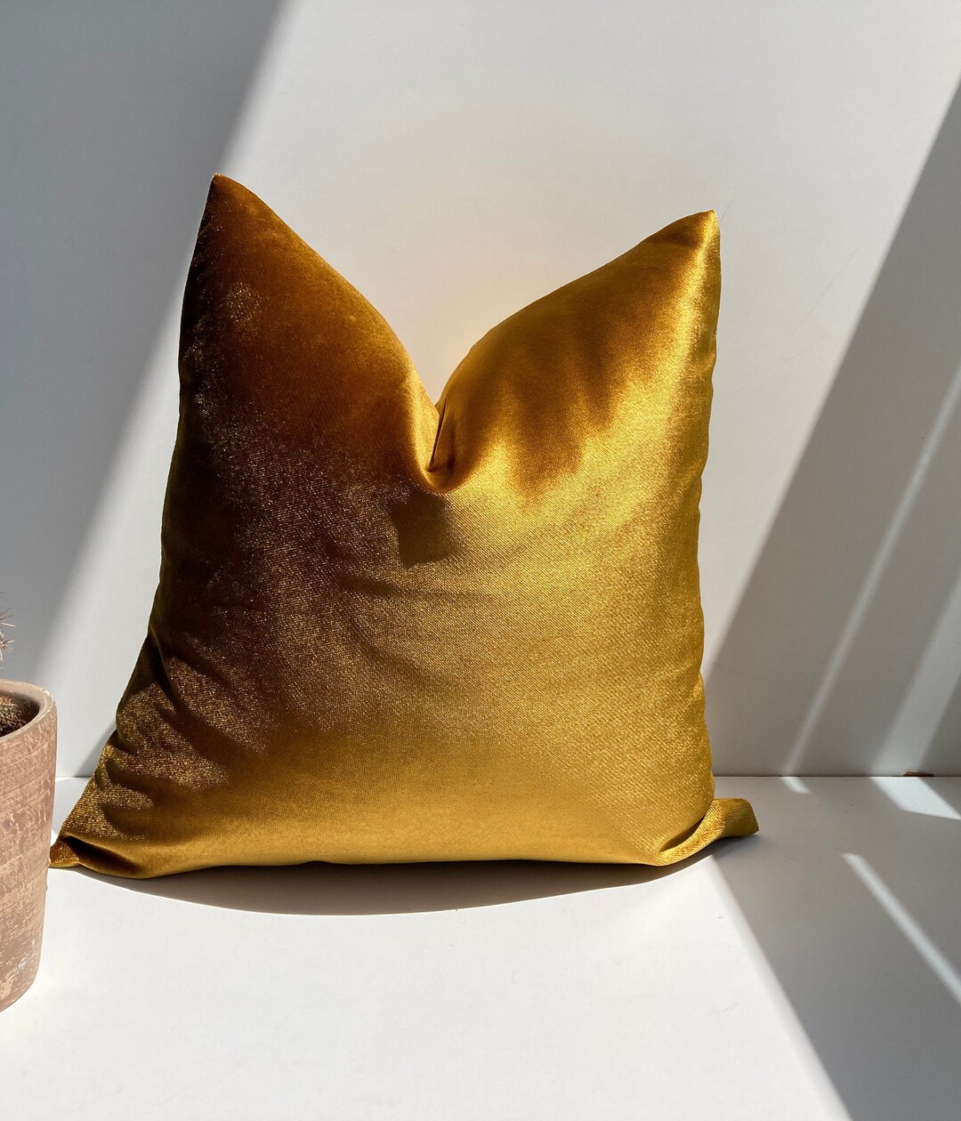 Luxury Gold Velvet Pillowcase,gold Pillow Case,decorative Pillow Case ...