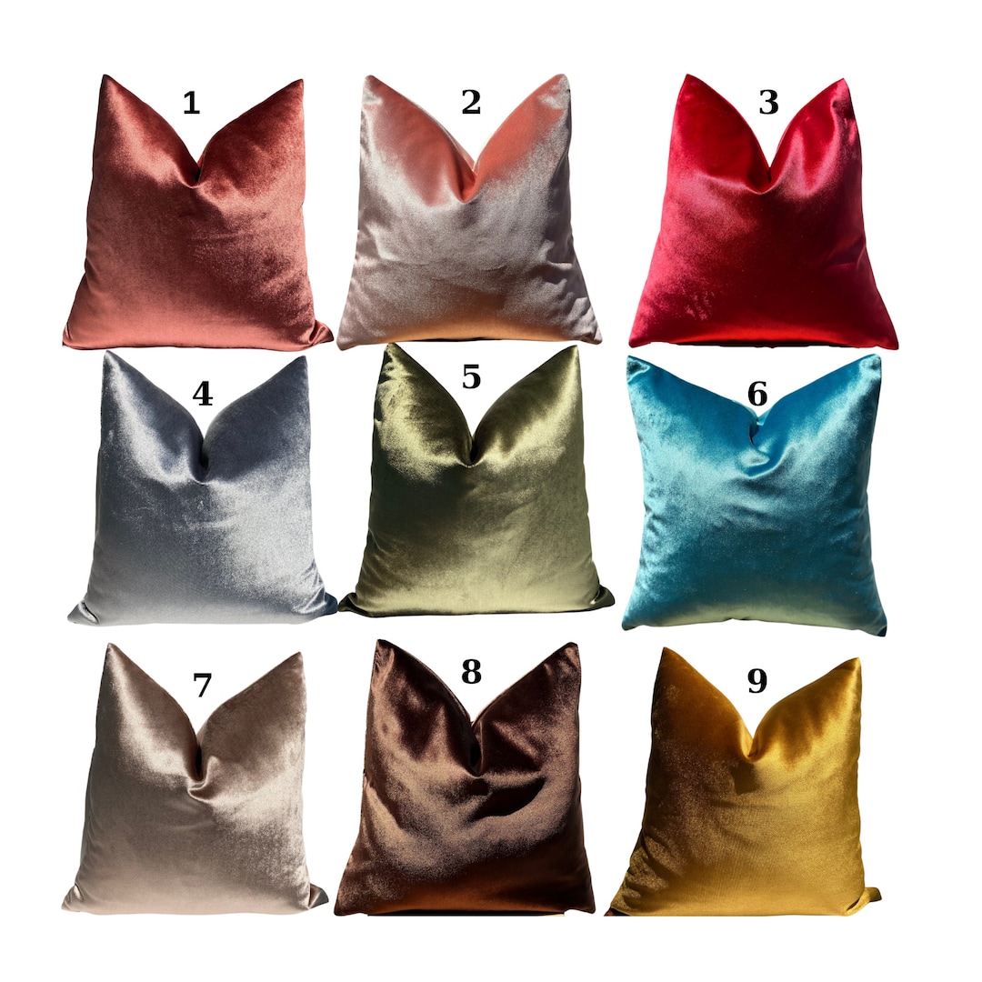 Cotton Velvet Pillow Cases, Shiny Velvet Pillow Case, Throw Velvet ...