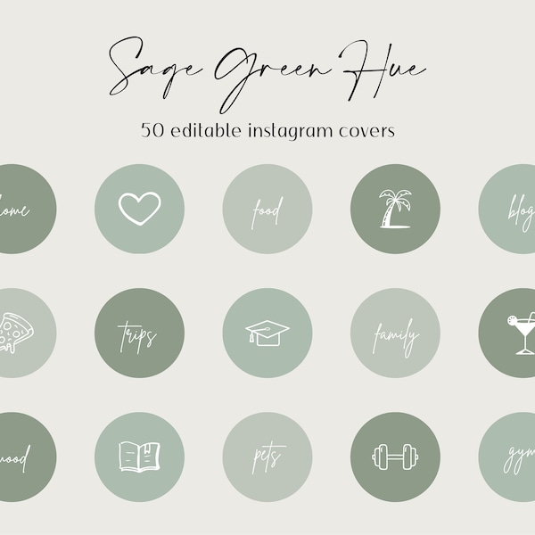 Nature Instagram Highlight Buttons - Etsy