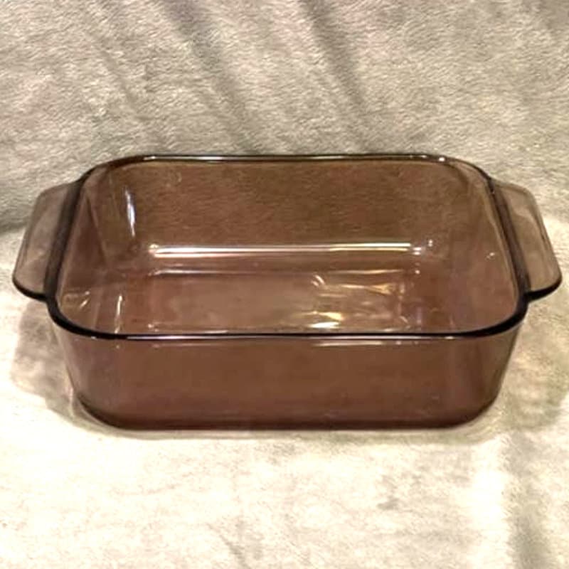 Vintage Pyrex Visions Amber Glass Square Bakeware 2QT/2L, 222-R-VERY ...