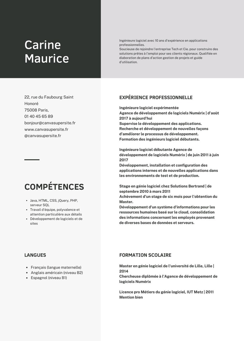 CV for Every Body and Unique Photos - Etsy