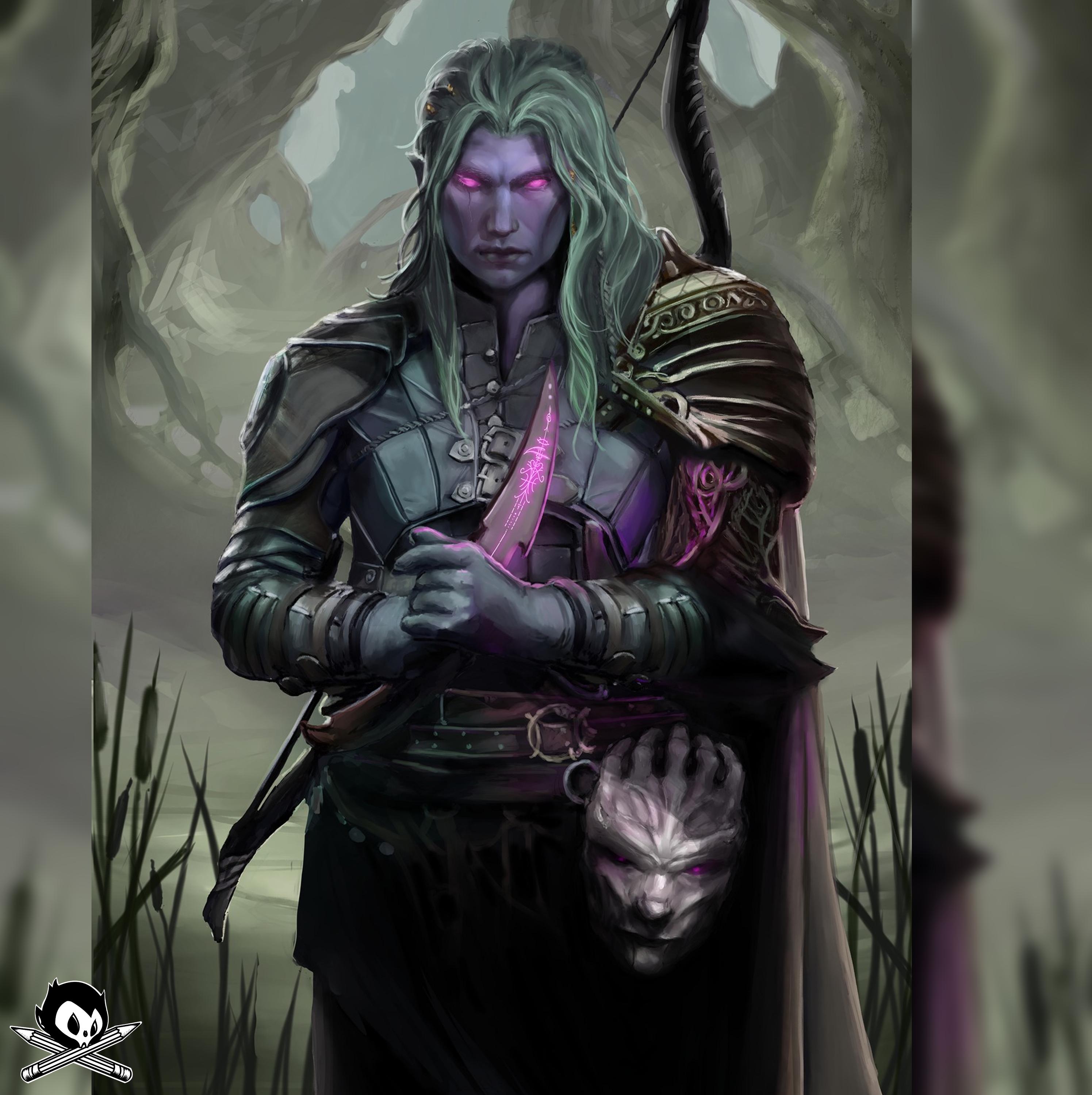 CUSTOM HALF BODY Character Illustration, Original Character Art, Book ...