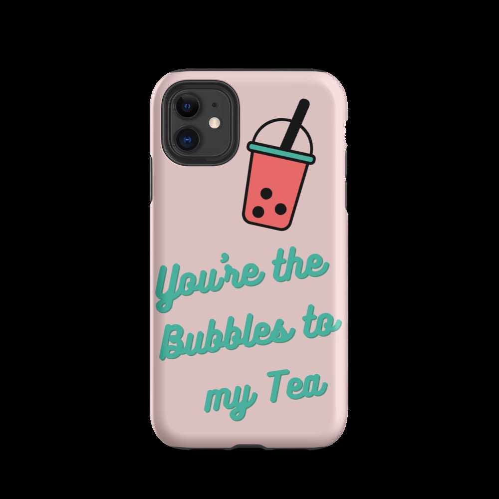 Boba Tea iPhone Case / Kawaii / Aesthetic Bubble Milk Tea Phone Case - Etsy