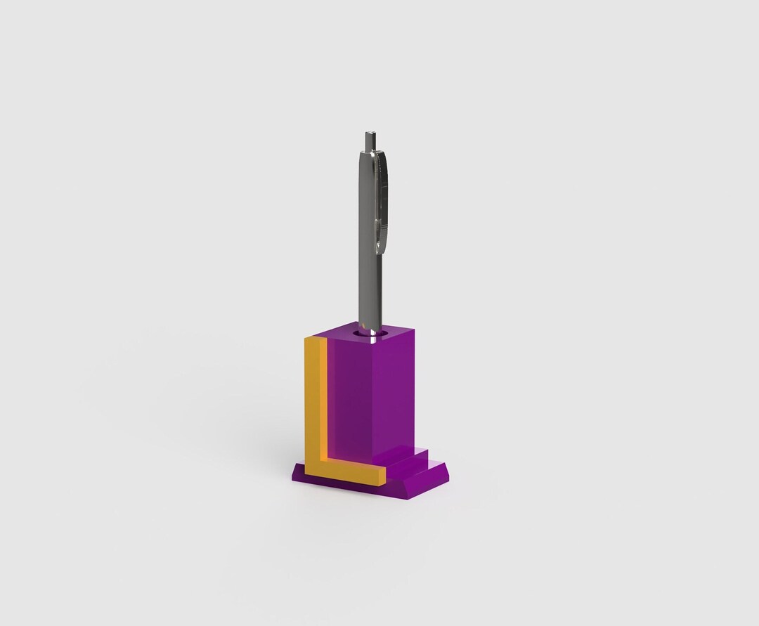Arial Font L /3D Print STL/STL Pack/modern Desk Organizer/desk Caddy ...
