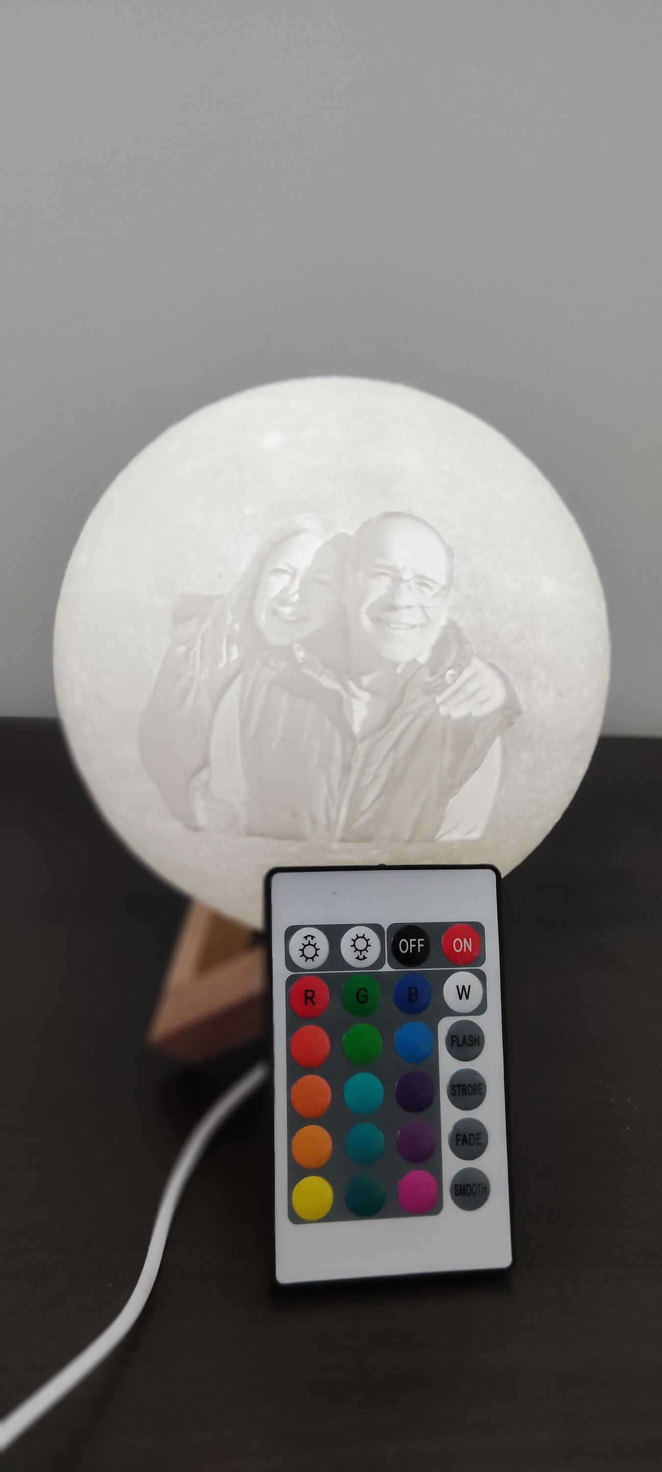 Create Your Own Personalized Moon Lamp With Our Customizable - Etsy