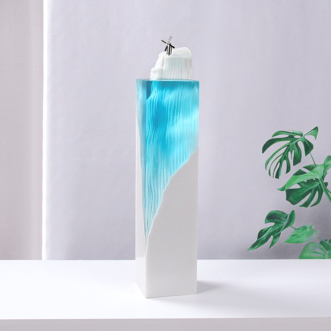 Innovative Sculpture Transparent Resin Windmill Seascape Craft - Etsy